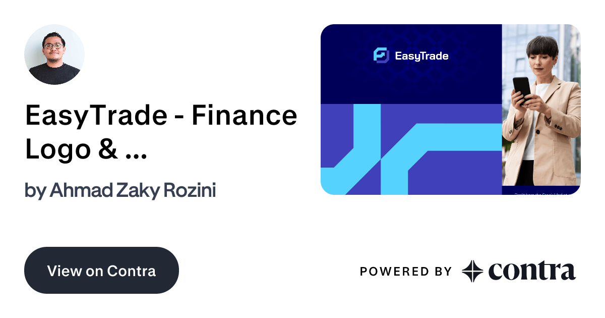 EasyTrade - Finance Logo & Branding by Ahmad Zaky Rozini