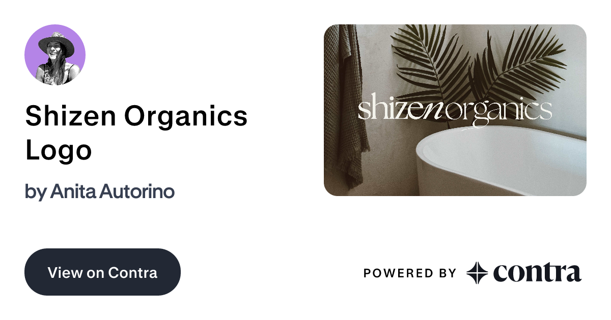 Shizen Organics Logo by Anita Autorino