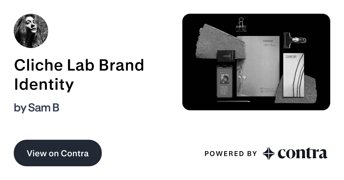 Cliche Lab Brand Identity by Sam B