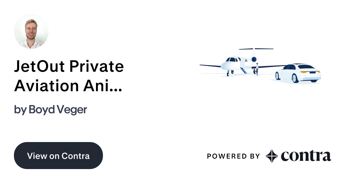 JetOut Private Aviation Animated Explainer by Boyd Veger