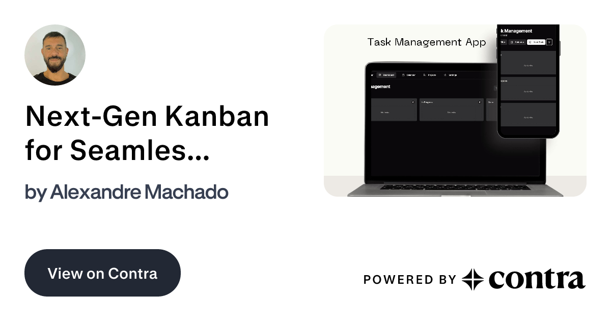 Next-Gen Kanban for Seamless Task & Project Management by Alexandre Machado