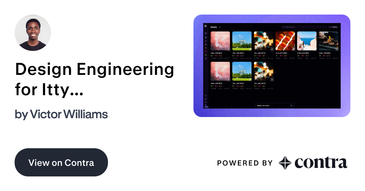 Design Engineering for Ittybit Dashboard by Victor Williams
