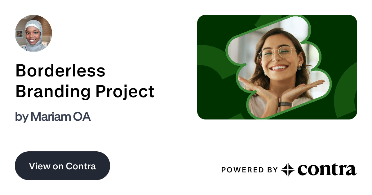 Borderless Branding Project by Mariam OA
