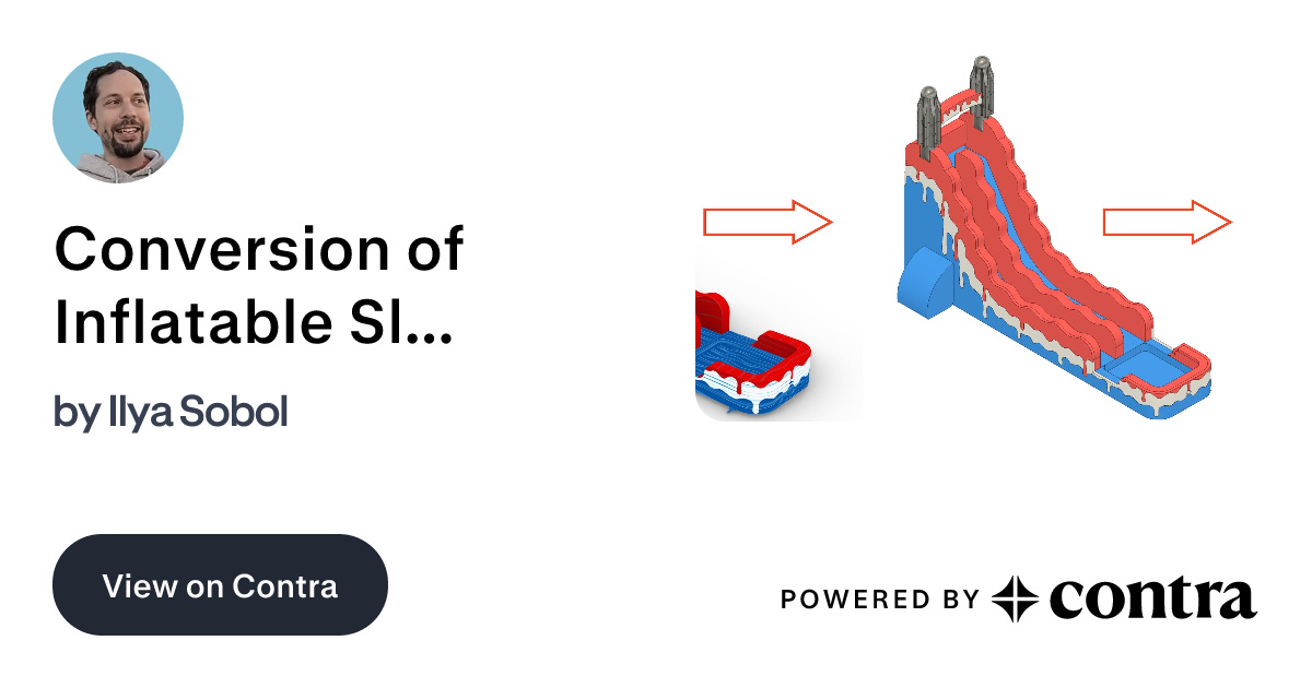 Conversion of Inflatable Slide to Multi-Color 3D Print Model by Ilya Sobol