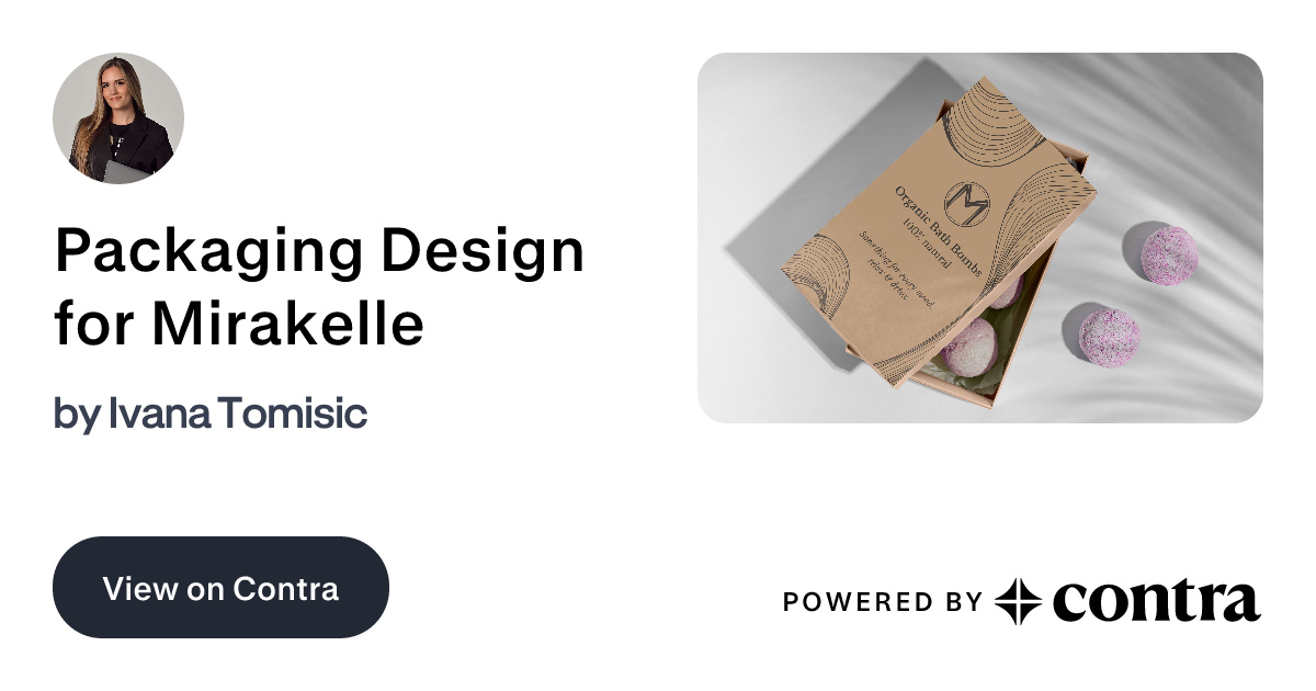 Packaging Design for Mirakelle by Ivana Tomisic