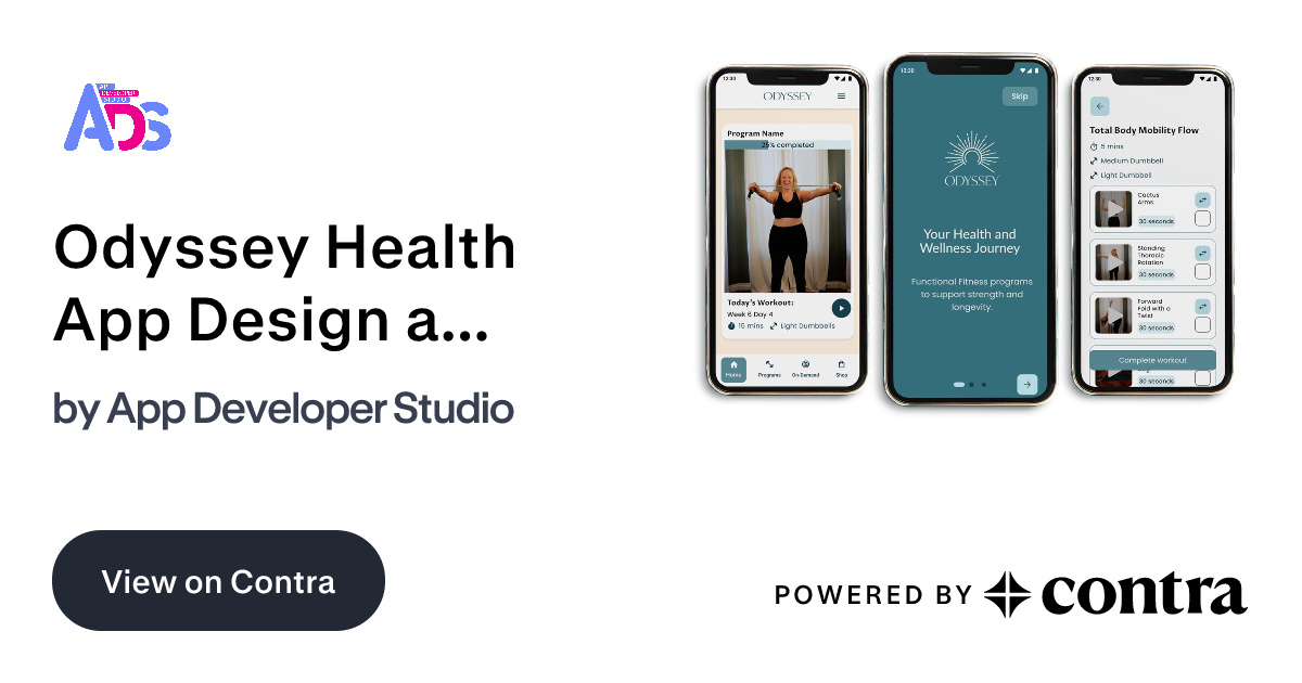 Odyssey Health App Design and Documentation by App Developer Studio
