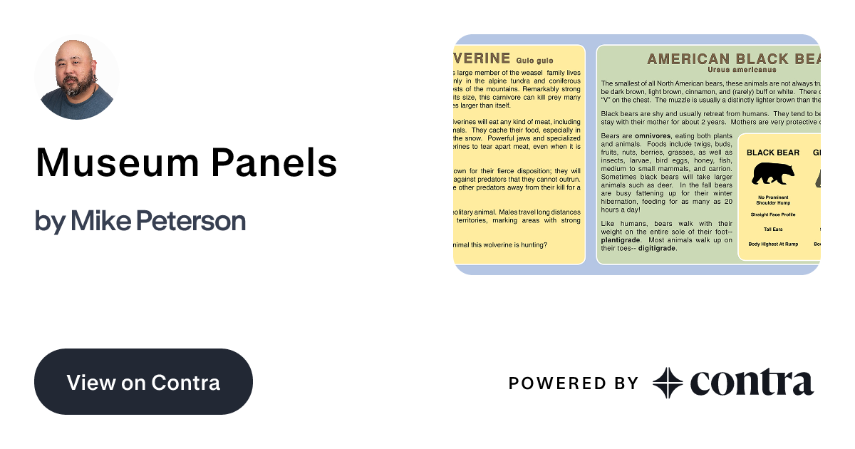 Museum Panels by Mike Peterson