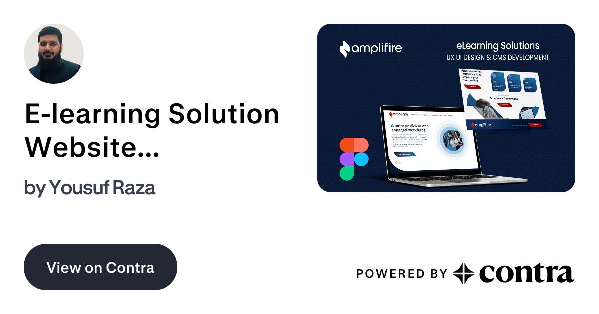 E-learning Solution Website UI/UX Design & CMS Development by Yousuf Raza