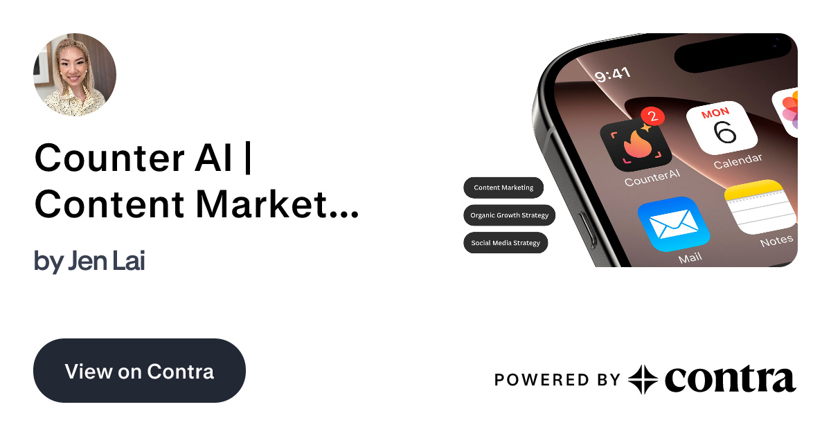 Counter AI | Content Marketing, Paid Media, Strategy by Jen Lai