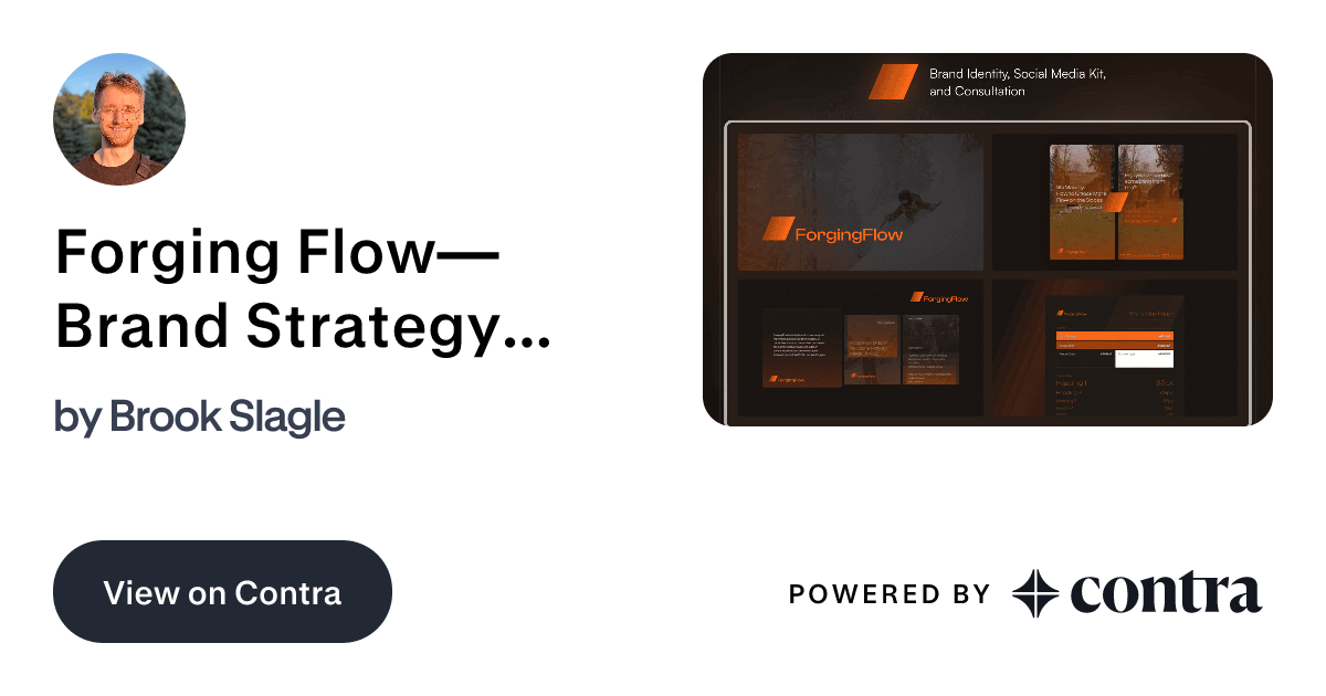 Forging Flow—Brand Strategy Turns Creator Vision into a Business by Brook Slagle