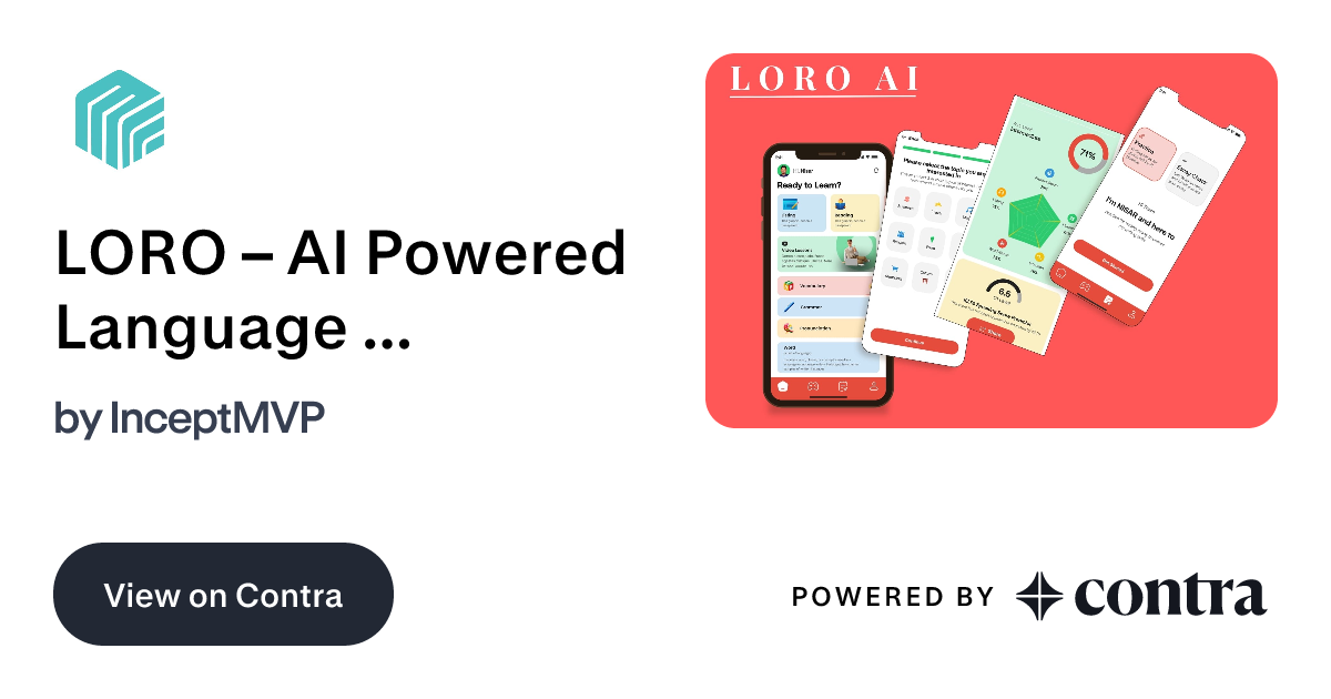LORO – AI Powered Language Learning App Development by InceptMVP