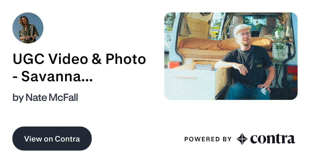 UGC Video & Photo - Savanna Vans by Nate McFall