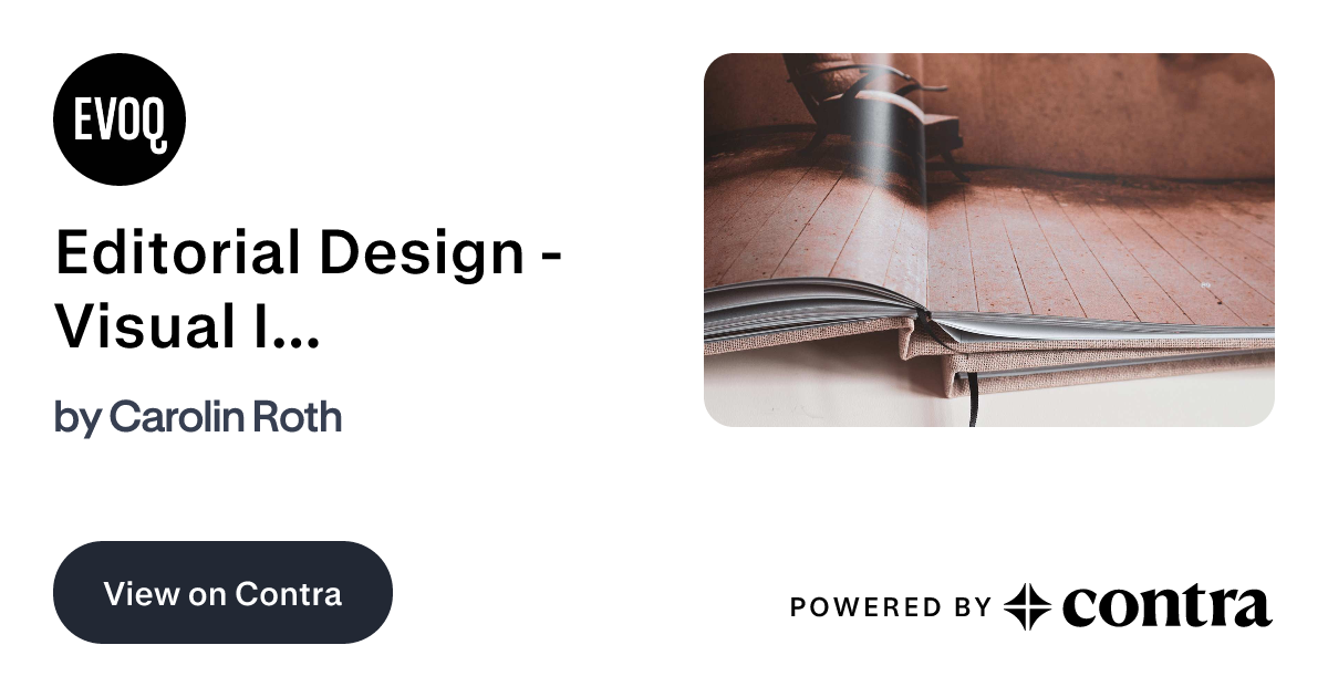 Editorial Design - Visual Identity by Carolin Roth