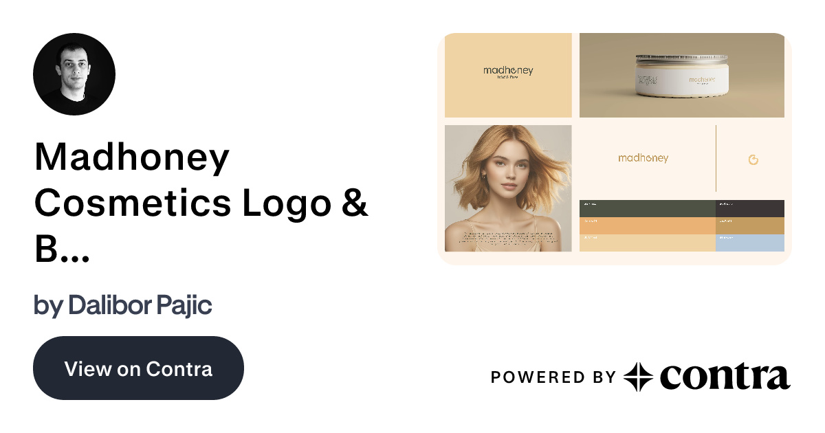 Madhoney Cosmetics Logo & Branding by Dalibor Pajic