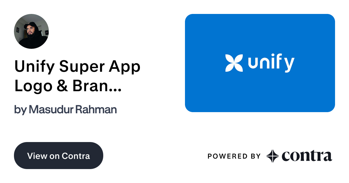 Unify Super App Logo & Brand Design by Masudur Rahman