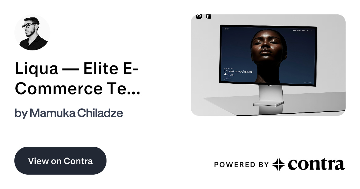 Liqua — Elite E-Commerce Template by Mamuka Chiladze