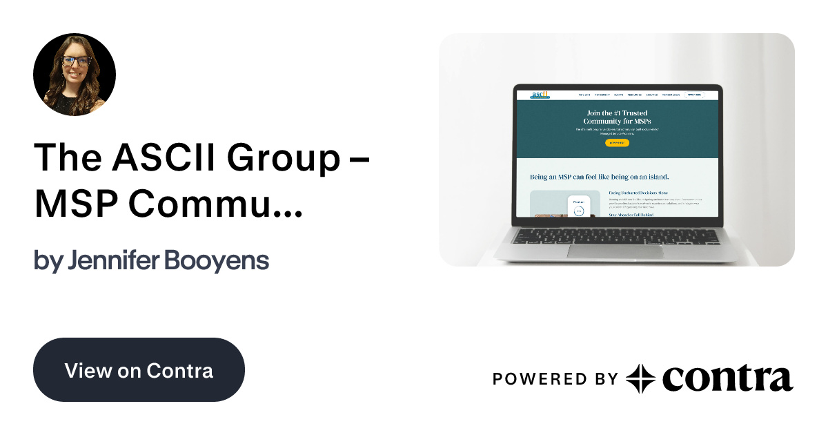 The ASCII Group – MSP Community Platform Website Development by ...