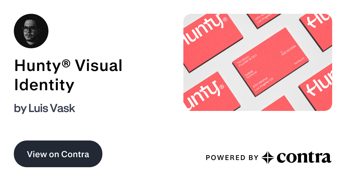 Hunty® Visual Identity by Luis Vask