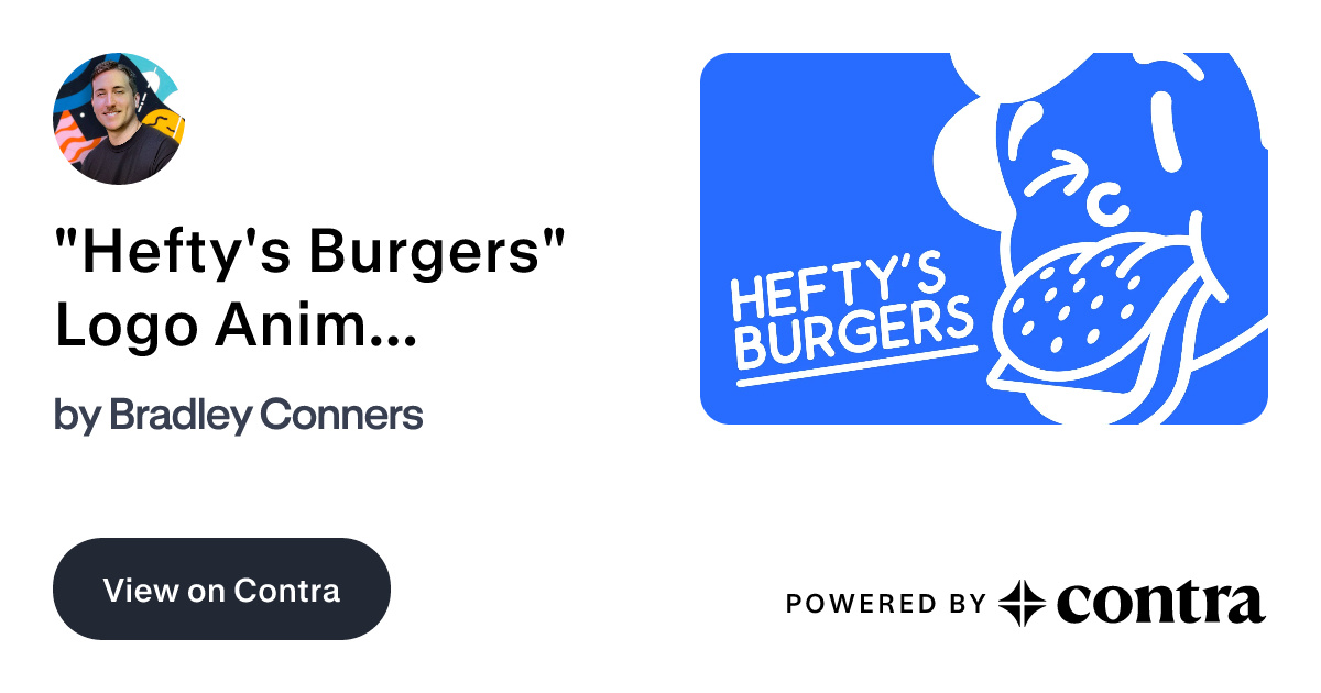 "Hefty's Burgers" Logo Animation by Bradley Conners