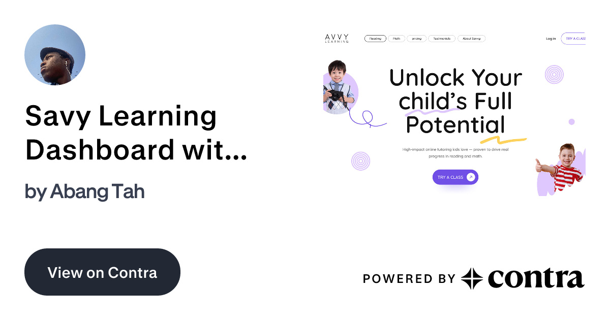 Savy Learning Dashboard with AI by Abang Tah