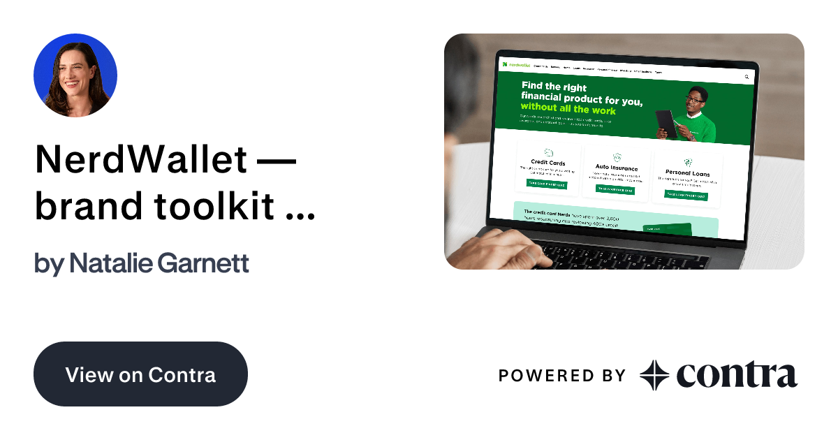 NerdWallet — brand toolkit and digital assets by Natalie Garnett