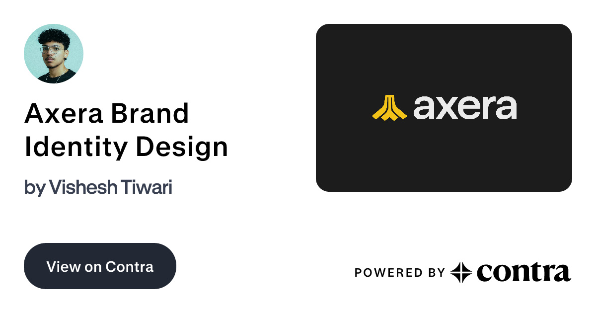 Axera Brand Identity Design by Vishesh Tiwari