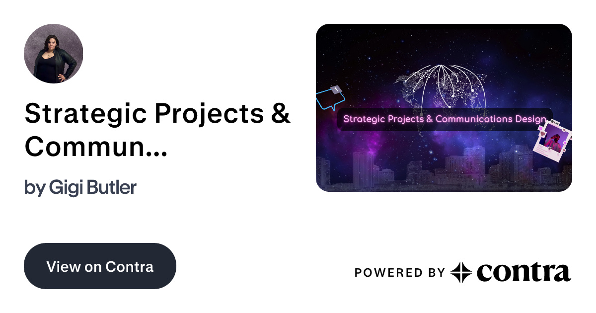Strategic Projects & Communications Design by Gigi Butler