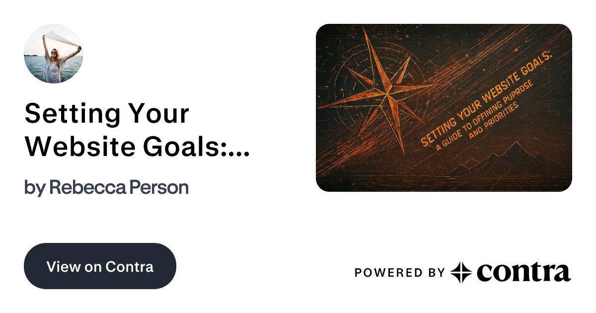 Setting Your Website Goals: A Guide to Defining Purpose and Priorities ...