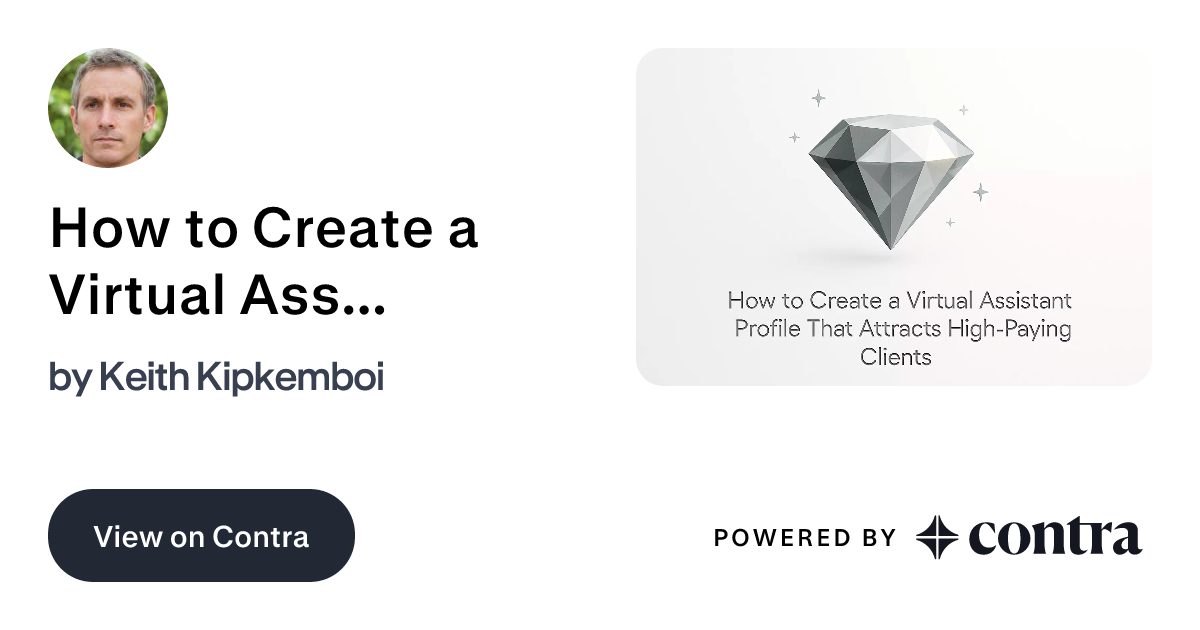 How to Create a Virtual Assistant Profile That Attracts High-Paying ...