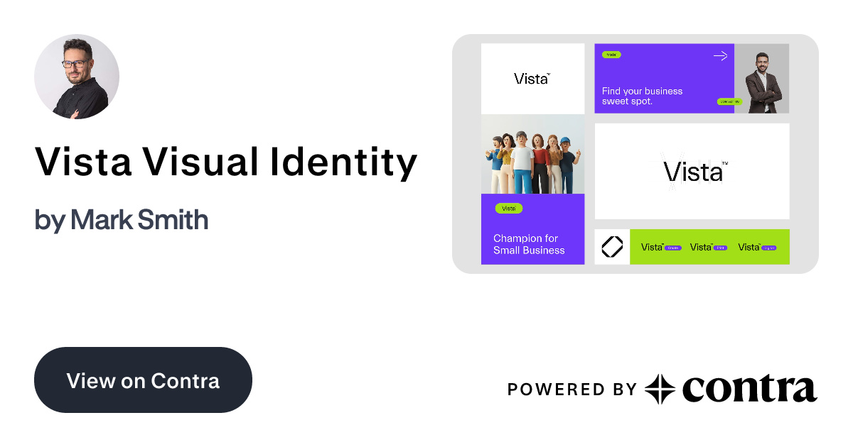 Vista Visual Identity by Mark Smith
