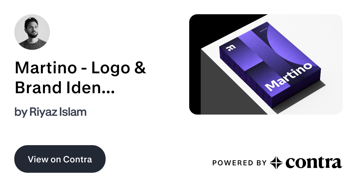Martino - Logo & Brand Identity by Riyaz Islam