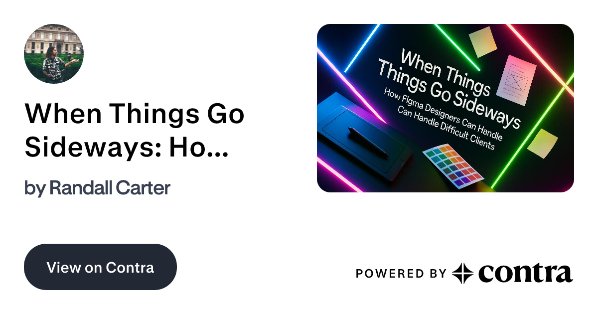 When Things Go Sideways: How Figma Designers Can Handle Difficult ...