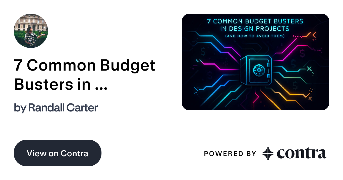 7 Common Budget Busters in Design Projects (And How to Avoid Them) by ...
