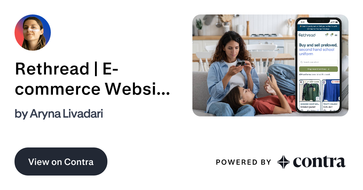 Rethread | Brand Identity Design by Aryna Livadari