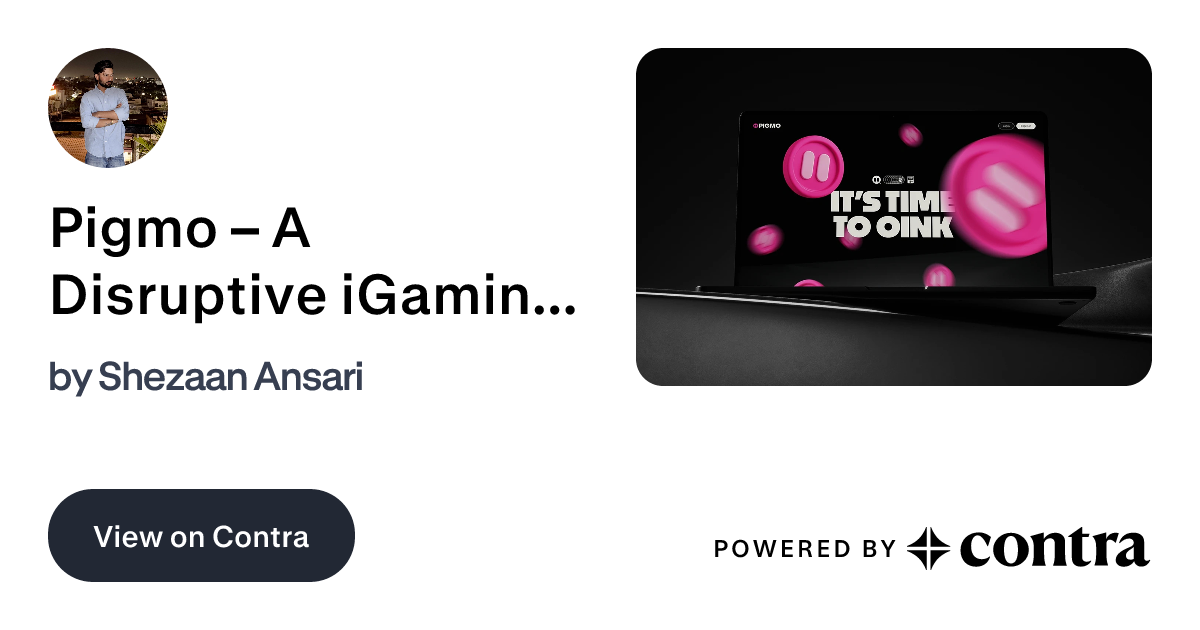 Pigmo – A Disruptive iGaming Brand Built for the Bold by Shezaan Ansari