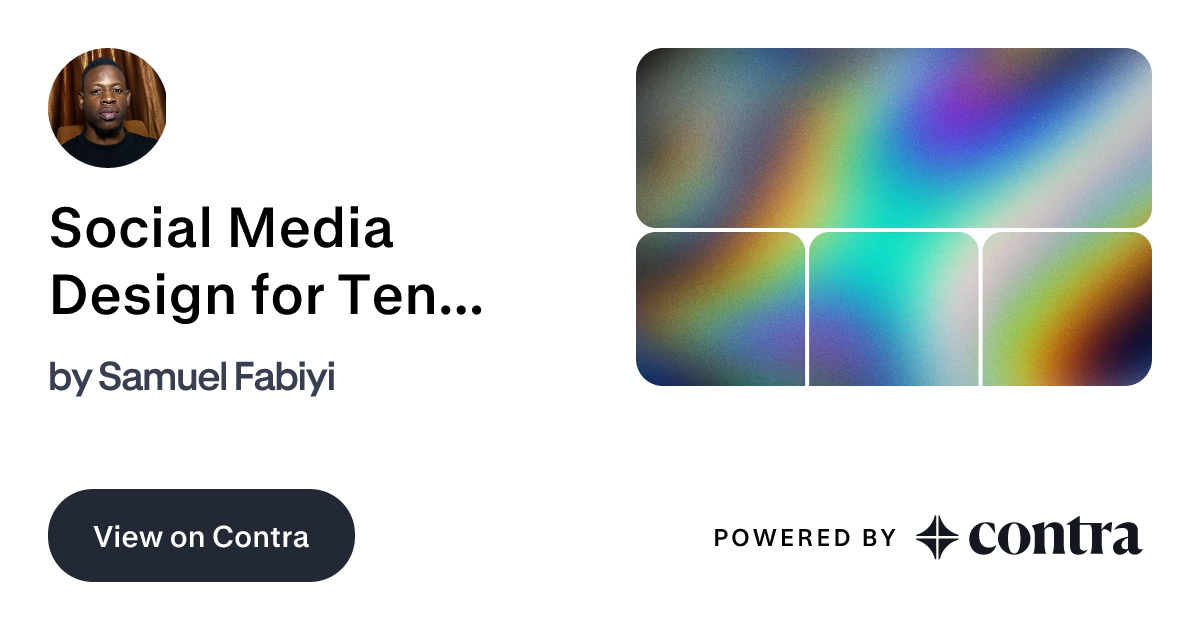 Social Media Design for Tender Visions: Anwuli Campaign by Samuel Fabiyi