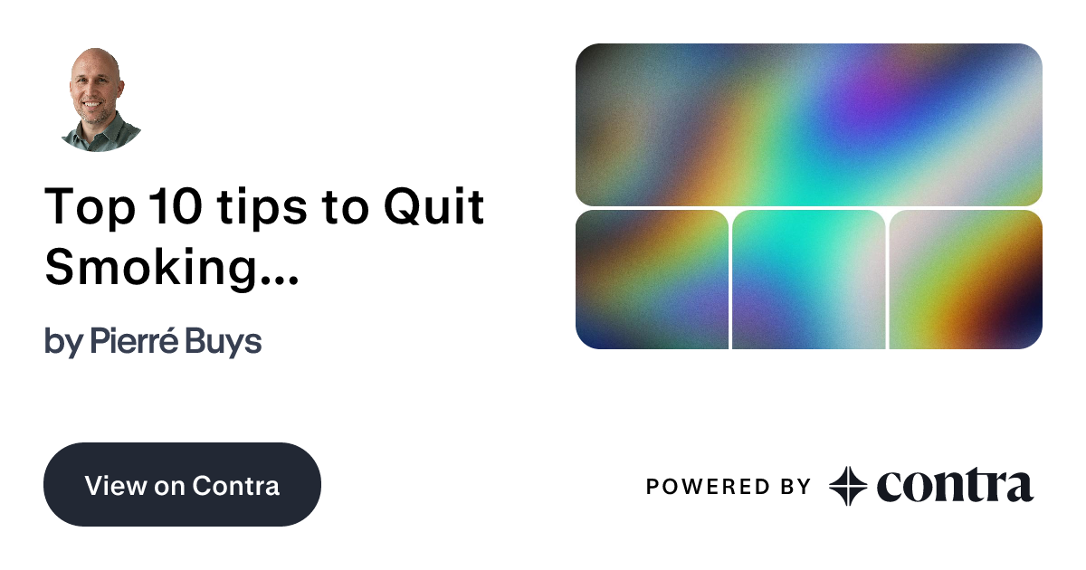 Top 10 tips to Quit Smoking - Allen Carr’s Easyway by Pierré Buys