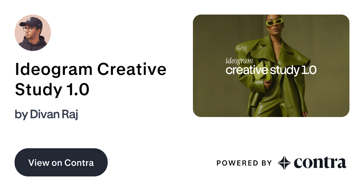 Ideogram Creative Study 1.0 by Divan Raj