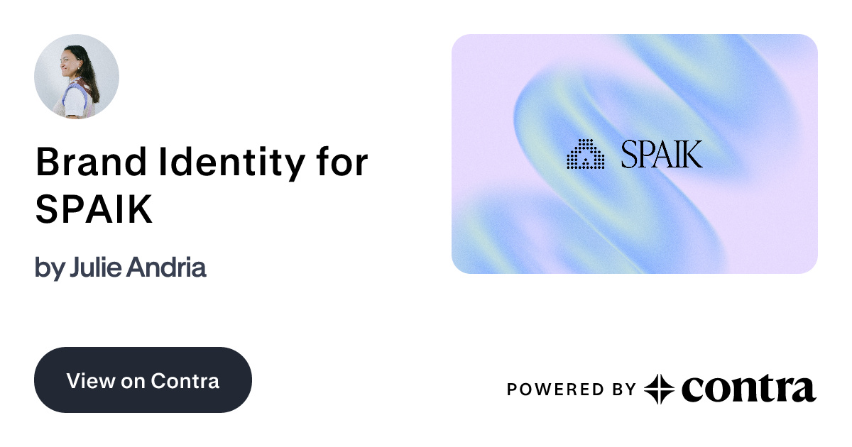 Brand Identity for SPAIK by Julie Andria