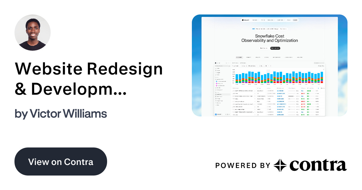 Website Redesign & Development for SELECT by Victor Williams