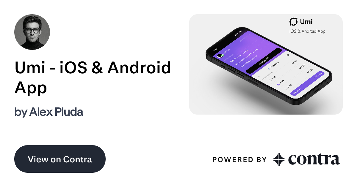 Umi - iOS & Android App by Alex Pluda
