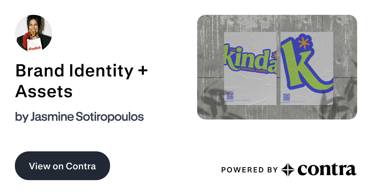 Brand Identity + Assets by Jasmine Sotiropoulos