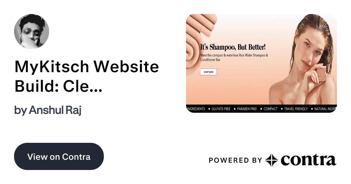 MyKitsch Website Build: Clean, Responsive, Conversion-Focused by Anshul Raj