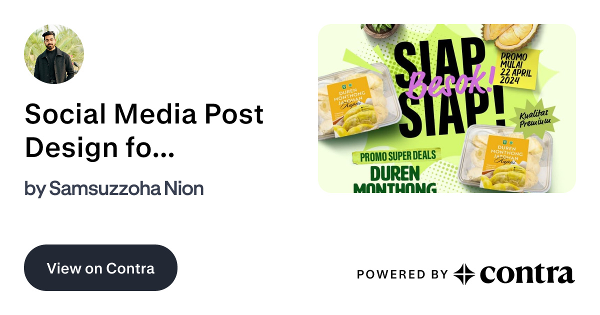 Social Media Post Design for Brands by Samsuzzoha Nion