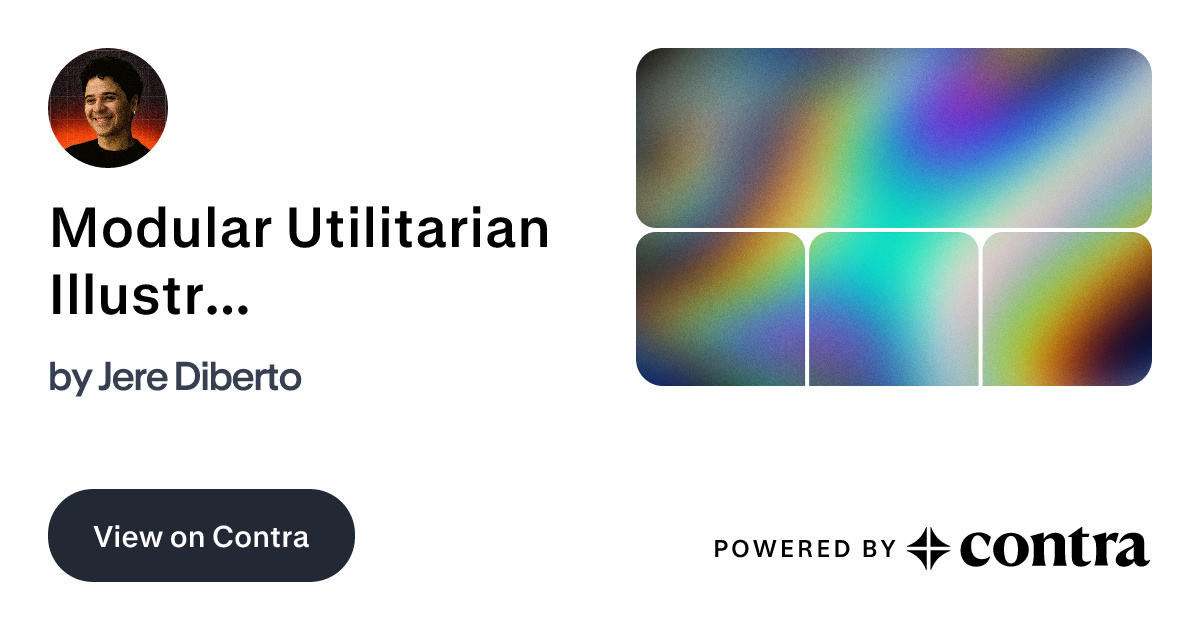 Modular Utilitarian Illustration System Project by Jere Diberto