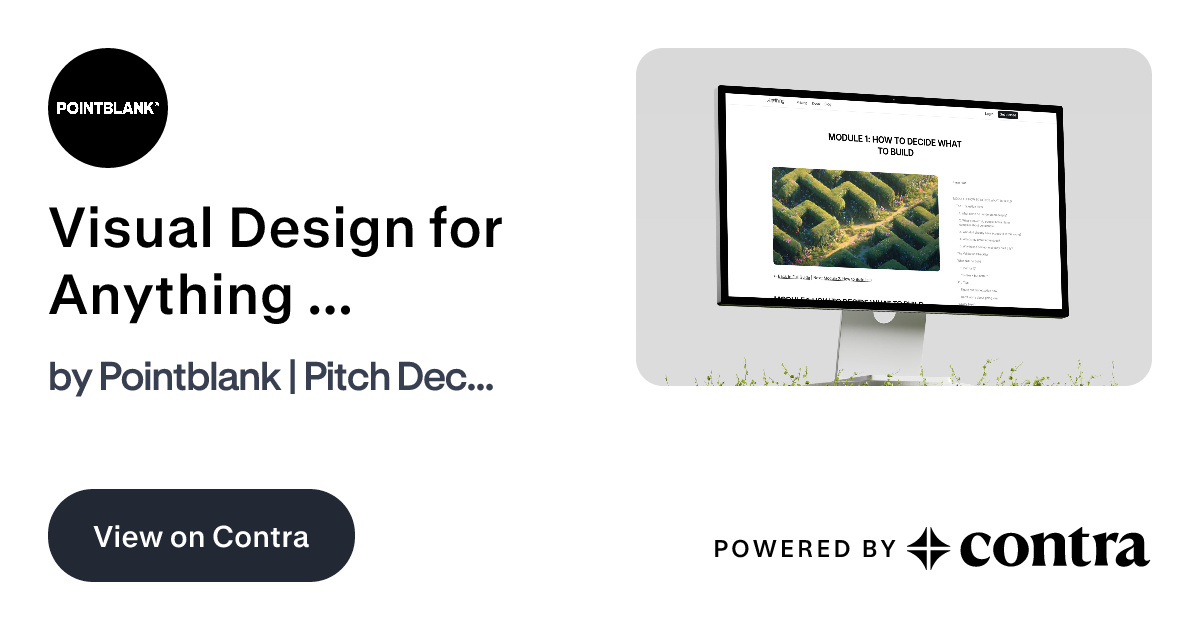 Visual Design for Anything Max Playbook by Crappy Presentations LLC ...