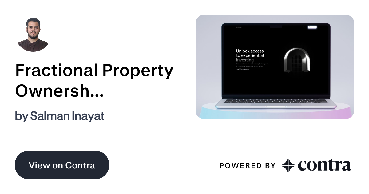 Fractional Property Ownership Web App by Salman Inayat