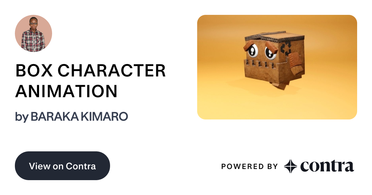 BOX CHARACTER ANIMATION by BARAKA KIMARO