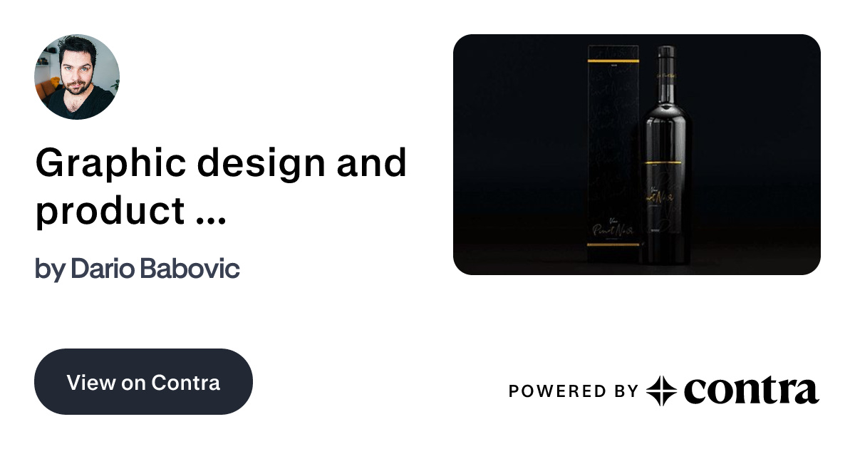 Graphic design and product visualization by Dario Babovic