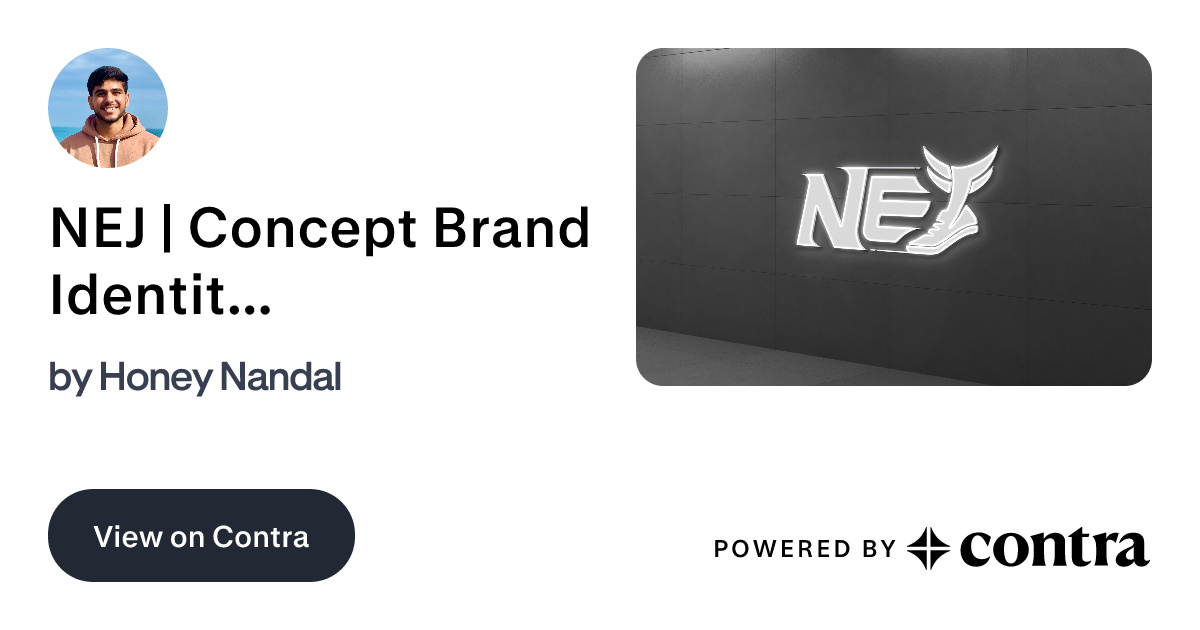 NEJ | Concept Brand Identity for Activewear Brand by Honey Nandal